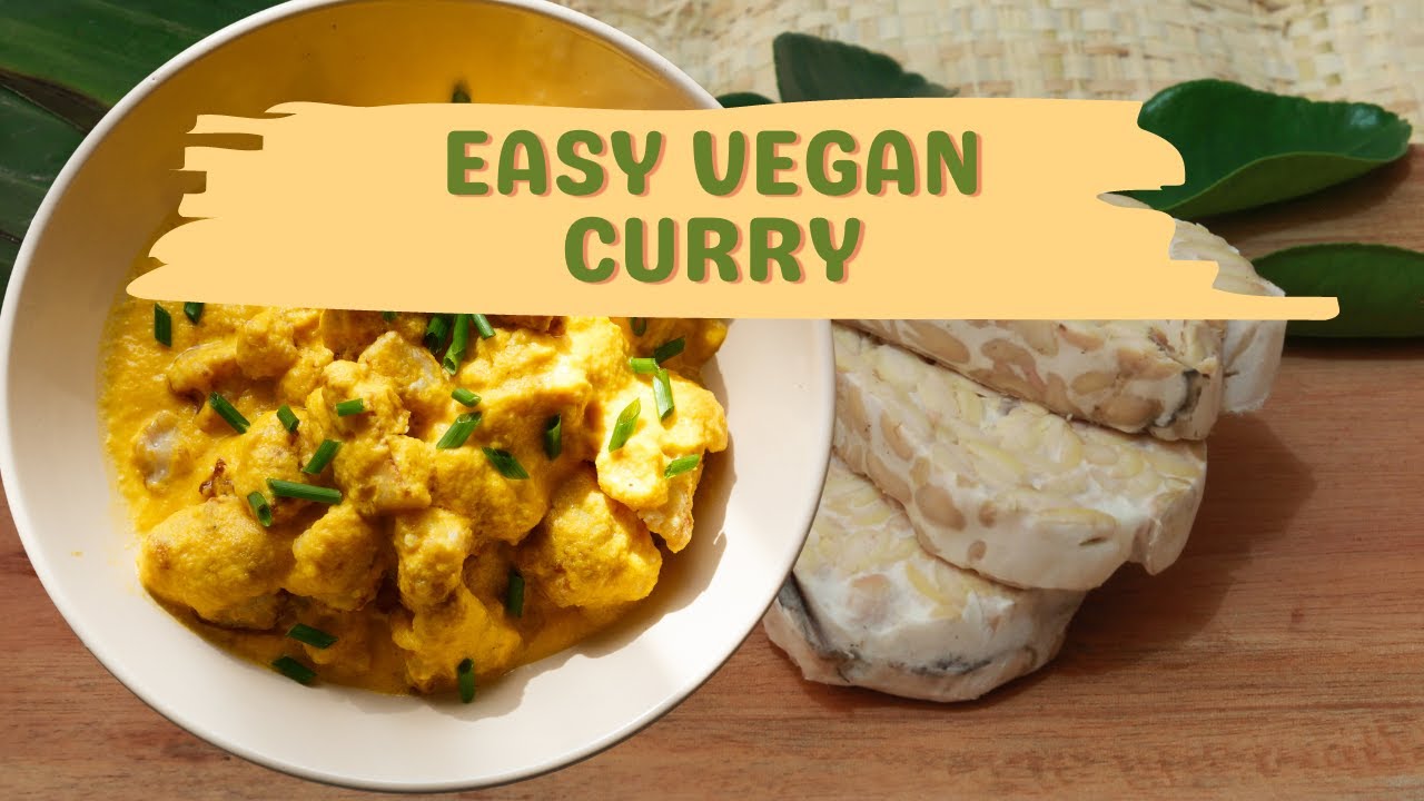 Easy Savoury Tempe & Tofu Curry for Vegan or Vegetarian (Balinese Vegan ...