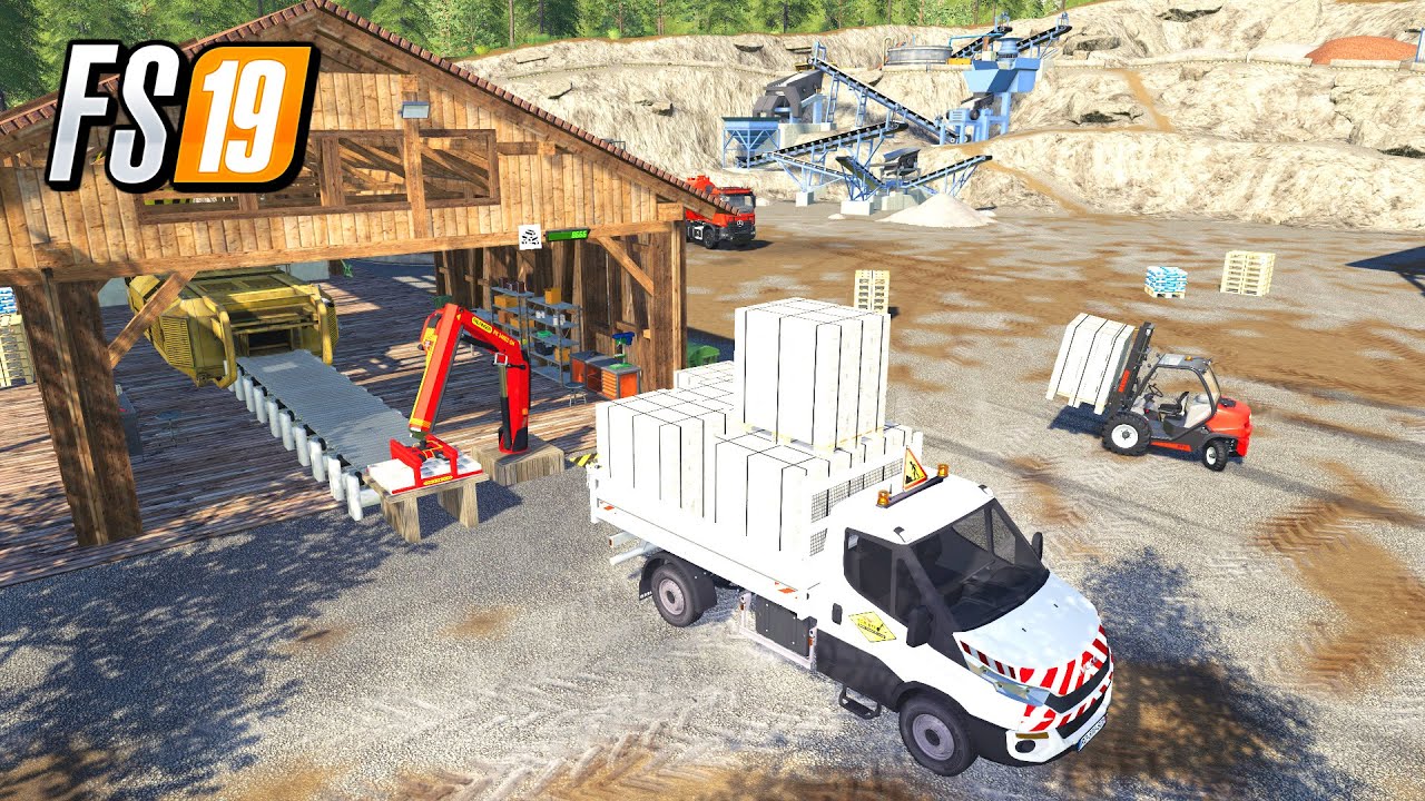 FS-19 Produce Cement Bricks Slovak Village Map Mining And Construction ...