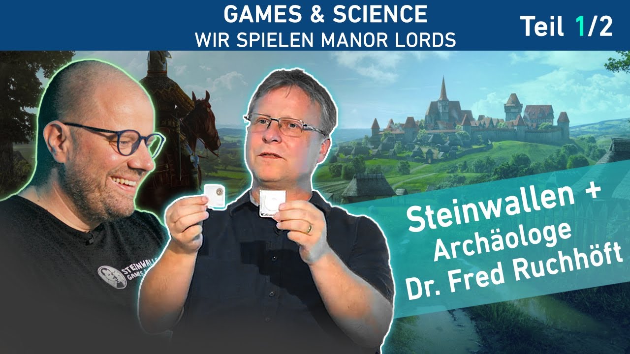Games & Science: Manor Lords mit Steinwallen und Archäologe Dr ...