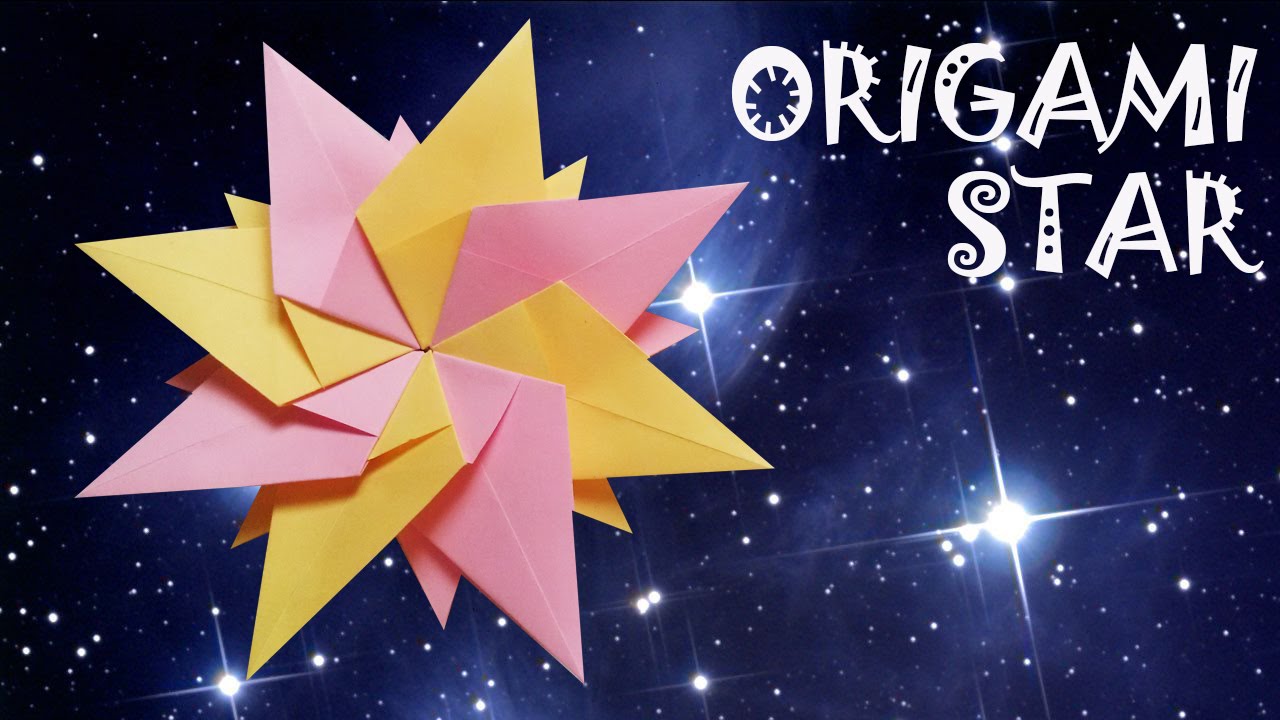 Origami Star Tutorial - Origami Easy - YouTube