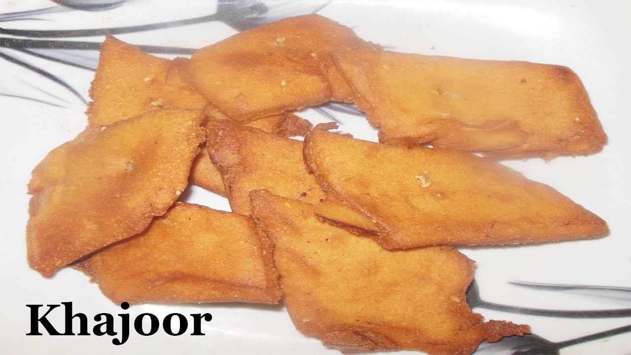 Khajoor || Jaggery Wheat Sweet - YouTube