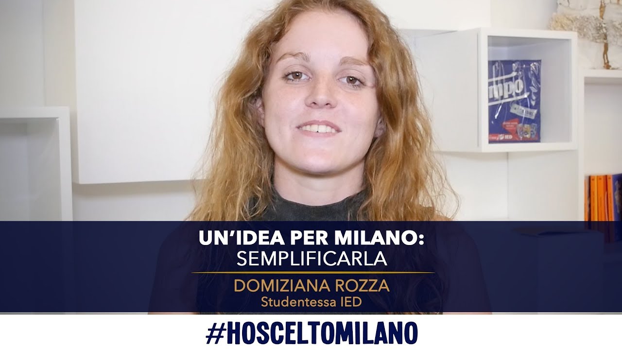 UN'IDEA PER MILANO - DOMIZIANA ROZZA - YouTube