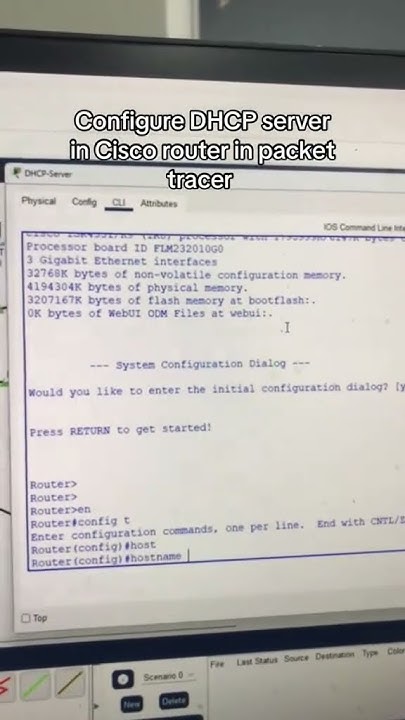 Configure DHCP server in Cisco router in packet tracer mission completed #ciscocertification ...