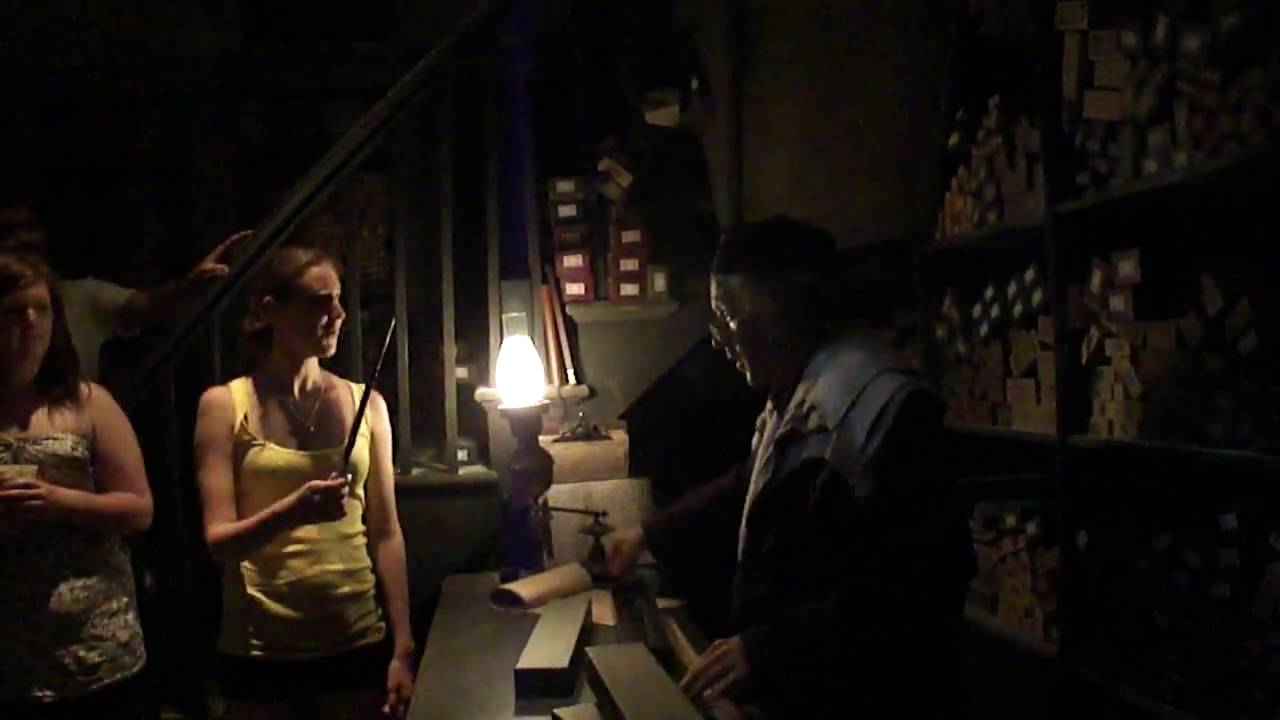 Magic Wand Shop in Harry Potter - YouTube