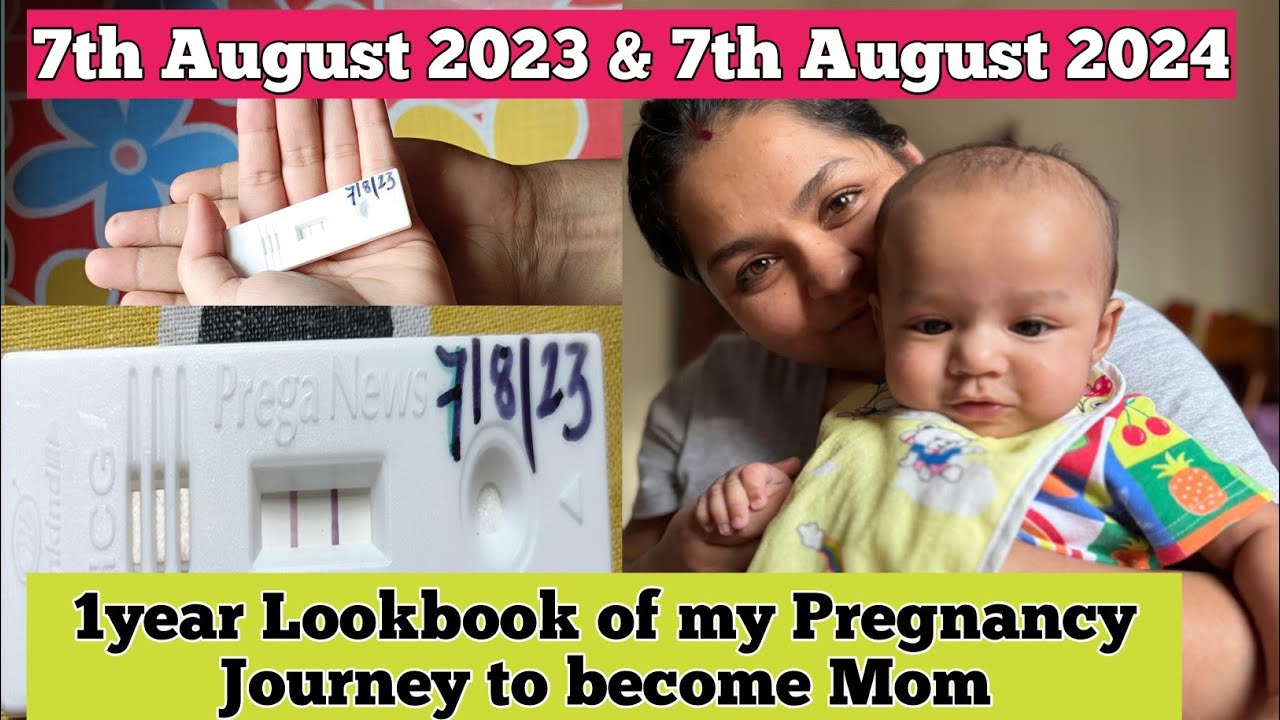 My pregnancy Journey | 1 year Lookbook of my Pregnancy till date | 7th ...