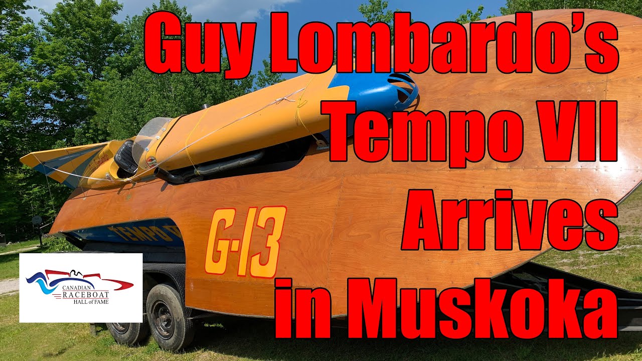 Guy Lombardo's Tempo VII arrives in Muskoka - YouTube