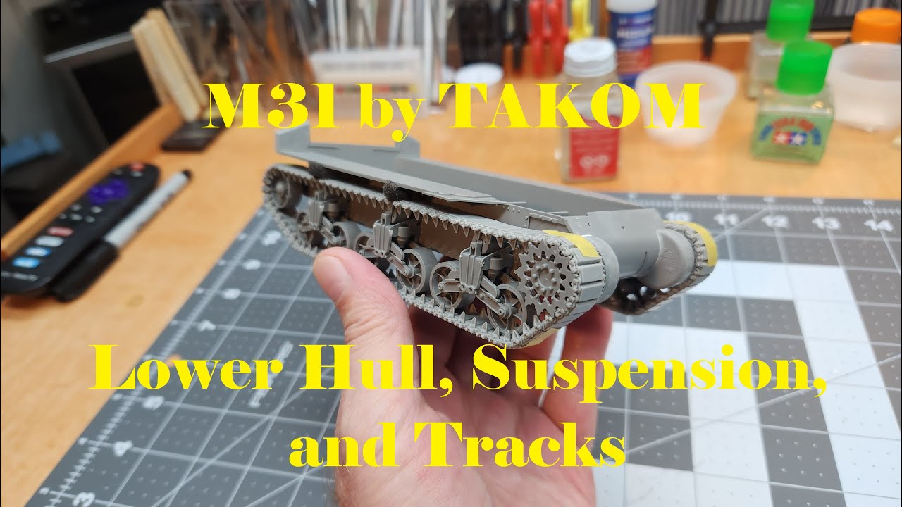 M31 US Tank Recovery Vehicle by TAKOM, Part1, Lower Hull, Suspension ...