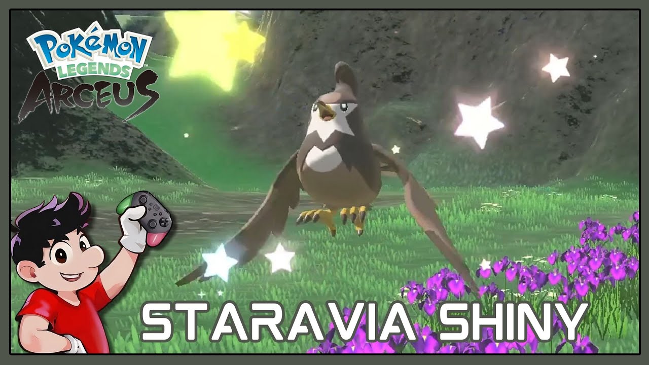 Staravia Shiny ‐ Pokémon Legends: Arceus [PT/BR] - YouTube