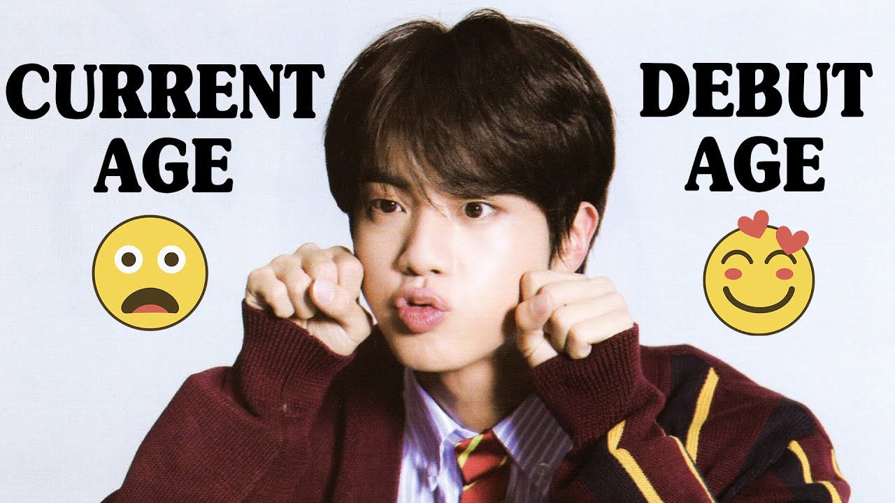 BTS Members Current Age and Debut Age (Date of Birth) - YouTube