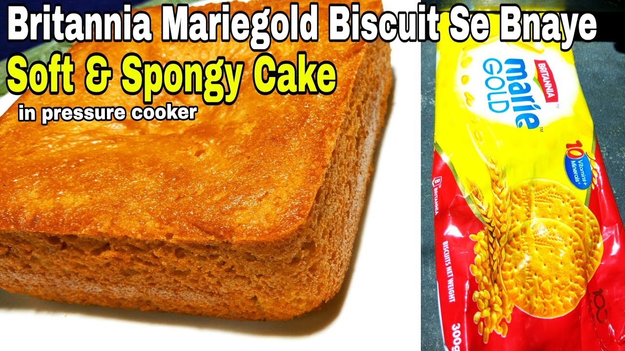 Mariegold biscuit se soft & spongy cake bnanye | Biscuit cake ...