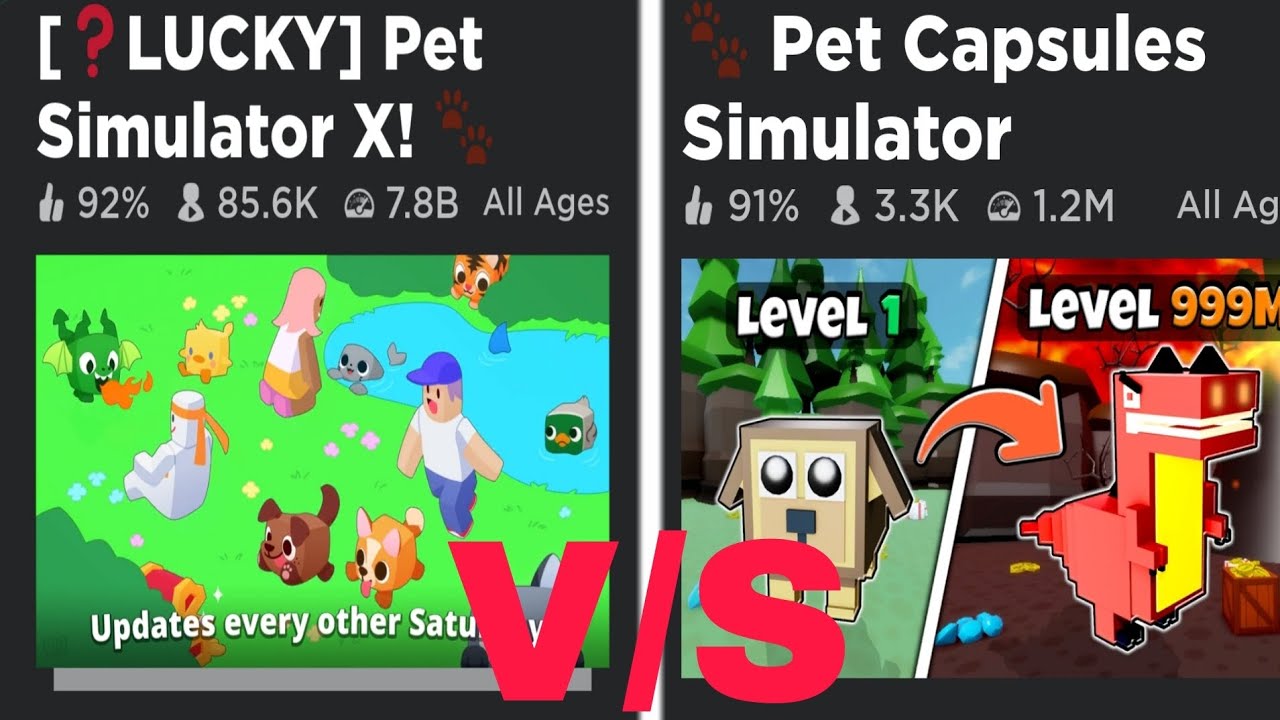 Pet Capsules Simulator Better Than Pet Simulator Z? - YouTube