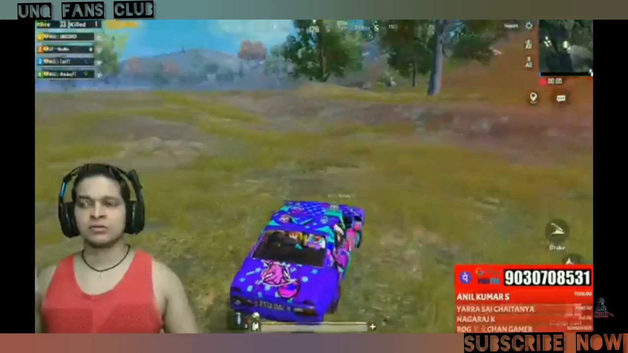 Team up in pubg with unq gamer||punju squad - YouTube