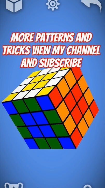 4x4 Rubik's cube checker pattern tutorial#shorts#rubikscube #cube - YouTube