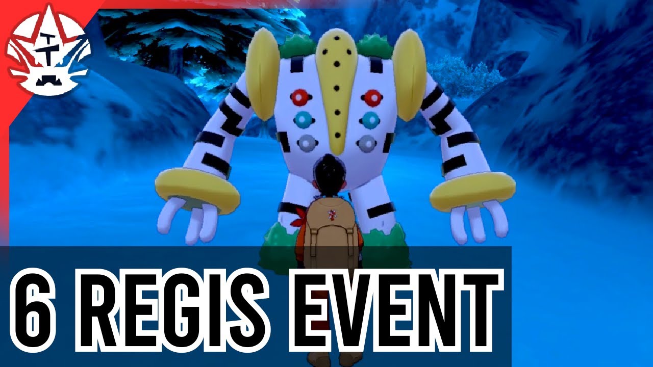 6 Regis Event in the Crown Tundra (Pokemon Sword and Shield) - YouTube