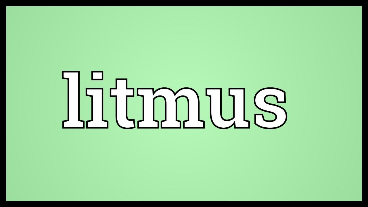 Litmus Meaning YouTube Litmus Meaning YouTube