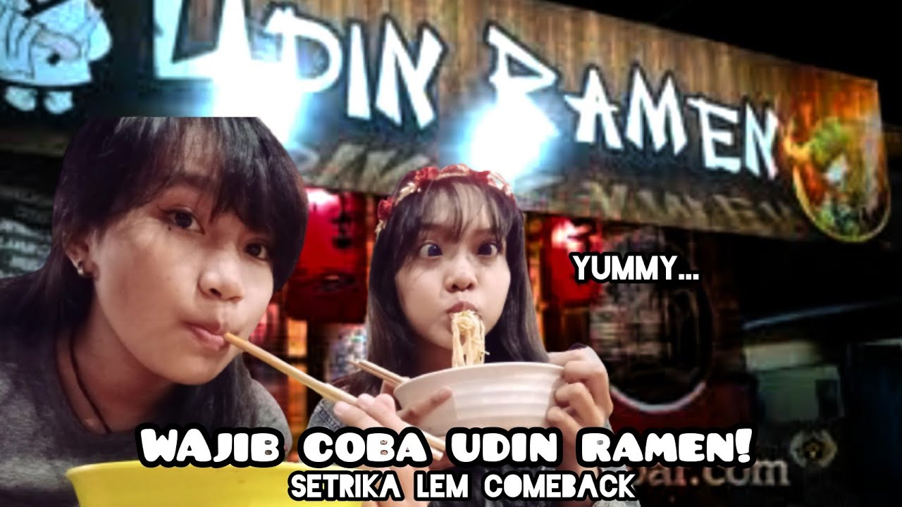 KALIAN JANGAN COBA!! UDIN RAMEN BIKIN KETAGIHAN!! - YouTube