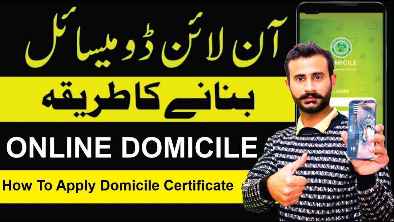 How to Apply for Domicile Certificate Online in Pakistan I Procedure ...