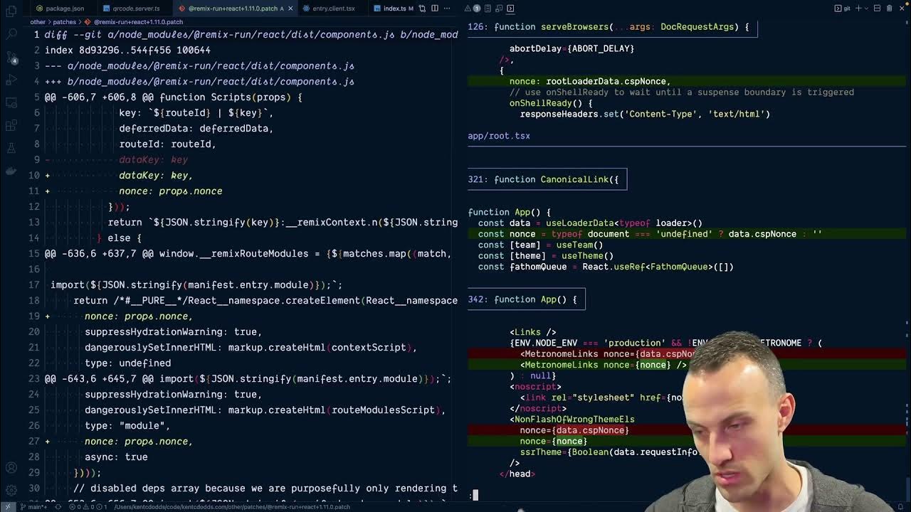 Coding with Kent: Figuring out nonce support with streaming - YouTube