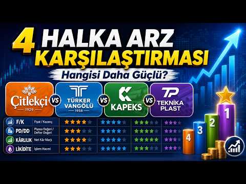 4 Halka Arz Karşılaştırması | Hangisi Daha Güçlü? Finansallar, Fiyatlama ve Riskler