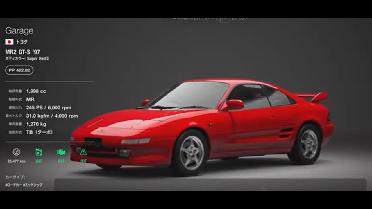 [GT7] Toyota MR2 GT-S '97 - YouTube