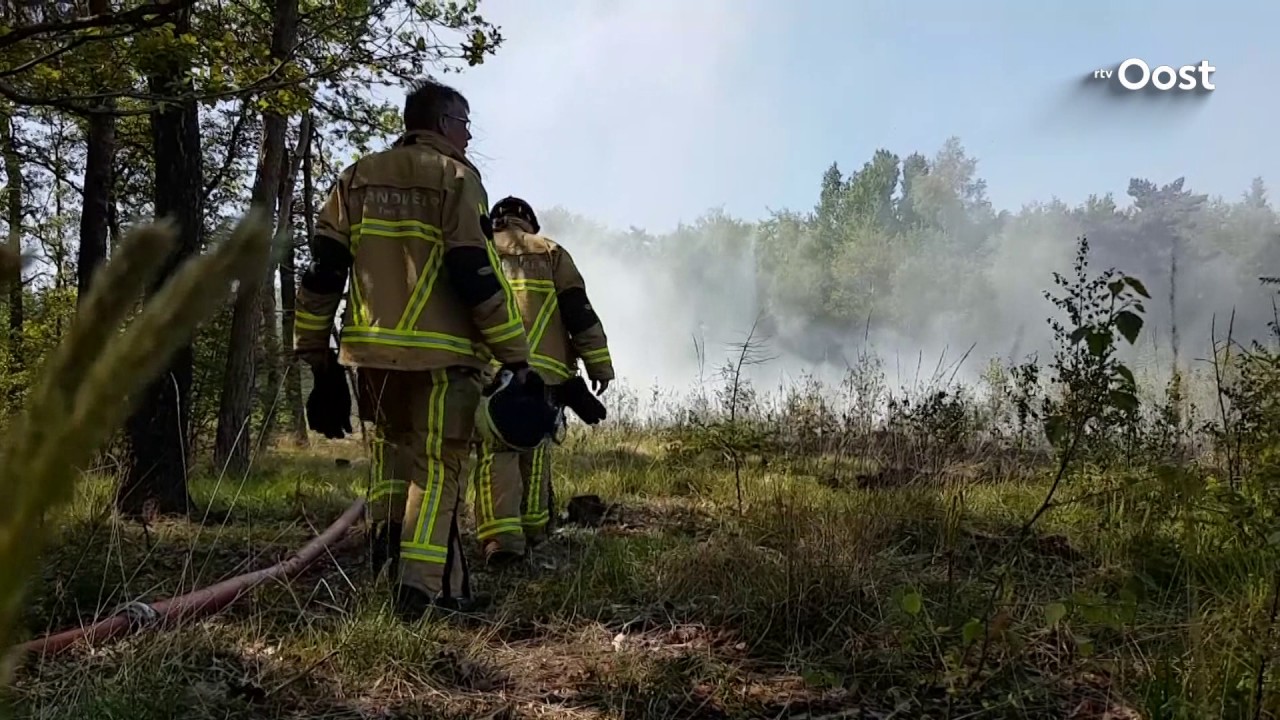Bosbrand in Bornerbroek - YouTube