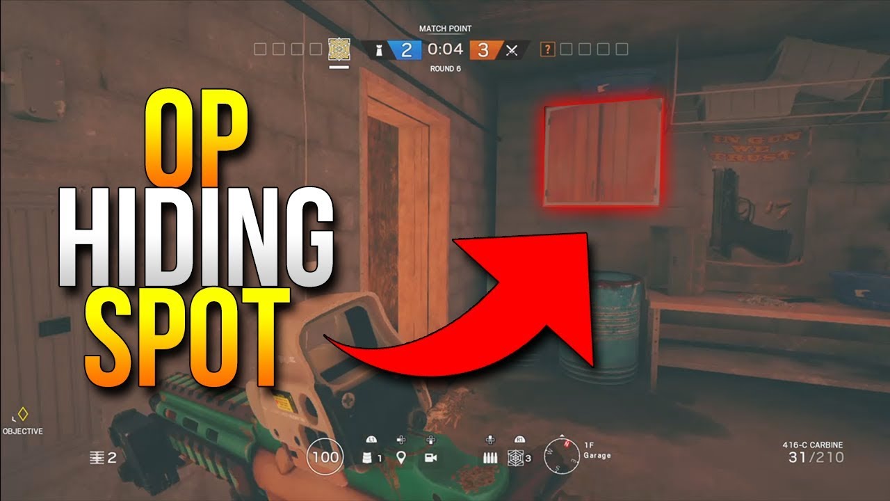 NEW Hiding Spot on Oregon - Rainbow Six Siege - YouTube
