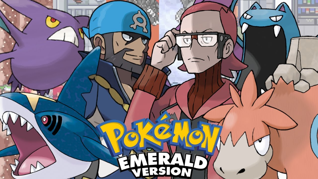 Pokemon Emerald- All Team Magma & Aqua Major Battles - YouTube