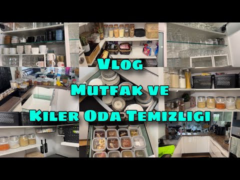 Mutfak Temizligi | Mutfak Dolap İci Düzeni | Bayram Temizligi | Kiler Oda Düzeni | Neler Yaptım?