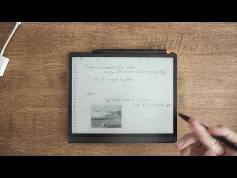 How to insert photos to notes on Boox Tab Ultra - YouTube