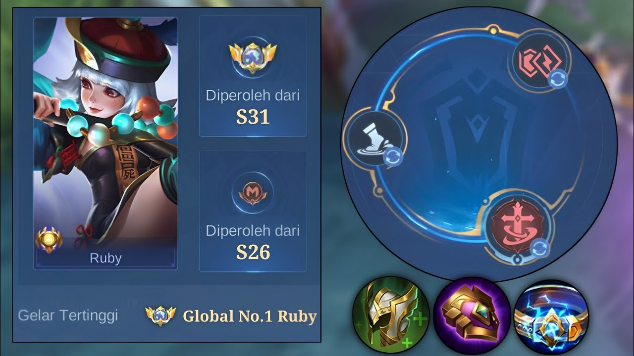 Set Emblem & Build Ruby Tank Terlalu Over Power - YouTube