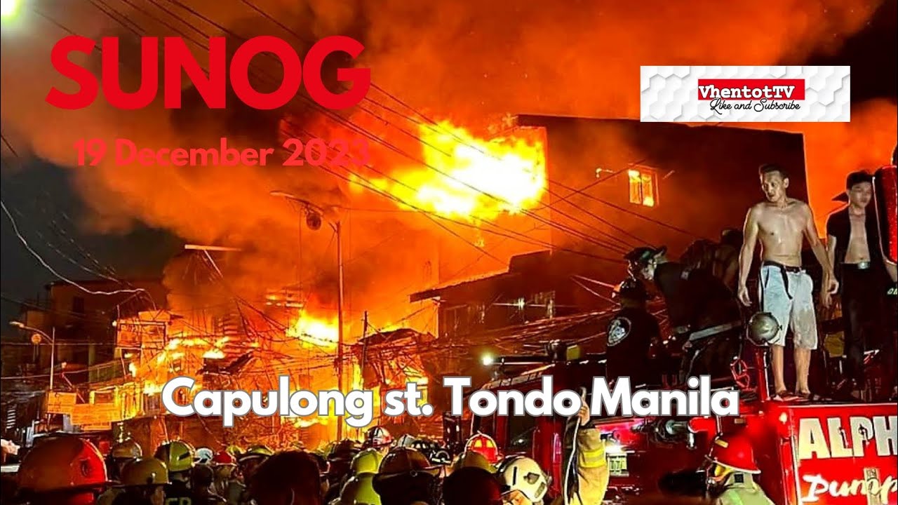 SUNOG sa Capulong st.Tondo Manila (19December2023) - YouTube