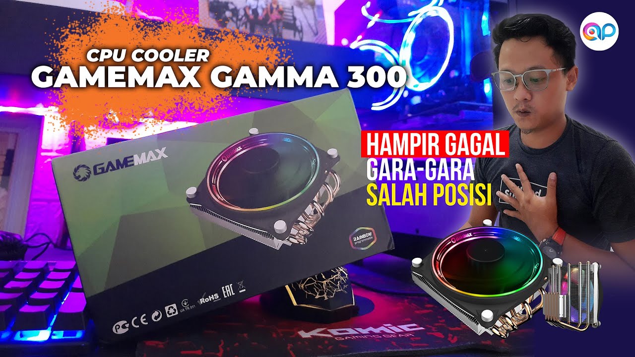 Cara Pasang CPU Cooler Gamemax Gamma 300 | Tutorial | Review - YouTube