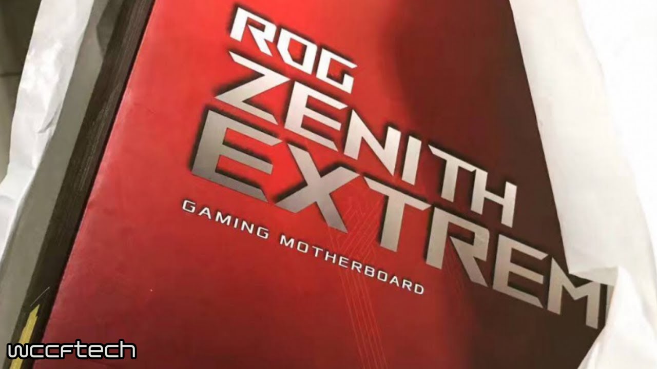 ASUS X399 ROG Zenith Extreme Smiles For The Camera! - YouTube