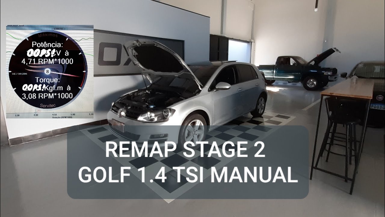 GOLF 1.4 TSI MANUAL REMAP STAGE 2 E POPS AND BANGS - YouTube