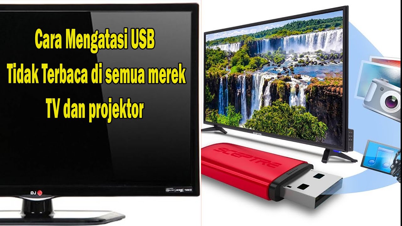 Tutorial Cara Agar Flashdisk, dan Hard Disk bisa Terbaca di TV dan ...