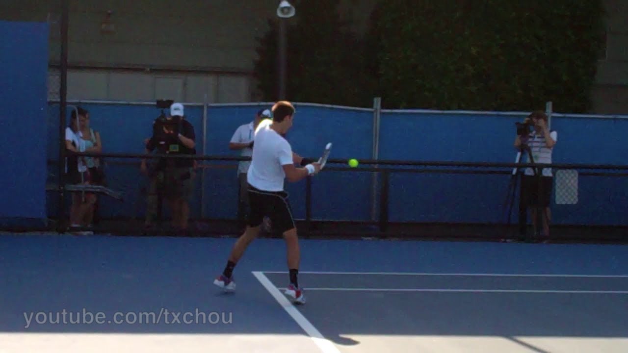 Novak Djokovic - Slow Motion Backhand Returns in HD - YouTube