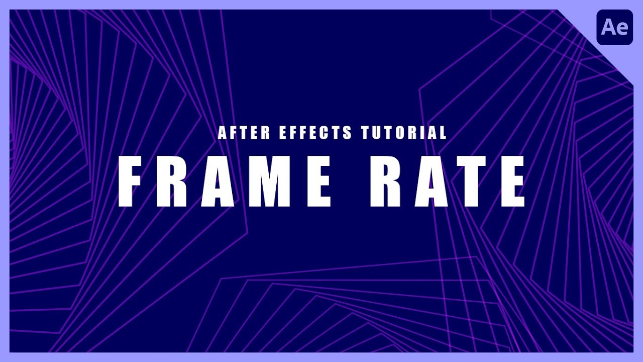 Come CAMBIARE IL FRAME RATE (fps) in After Effects - YouTube