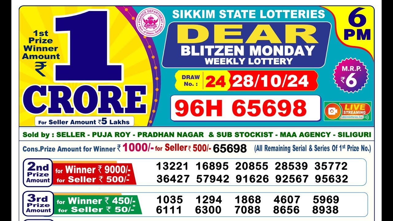 🔴Dear Lottery Sambad 6PM 28.10.24 | Today's LIVE Winning Numbers - YouTube