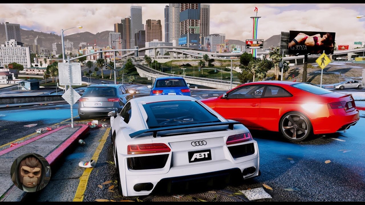 GTA 5 PC | All Audi Cars -S1 RS3 RS4 RS5 RS6 RS7 S8 TTS R8 SQ5 SQ7| GTA ...