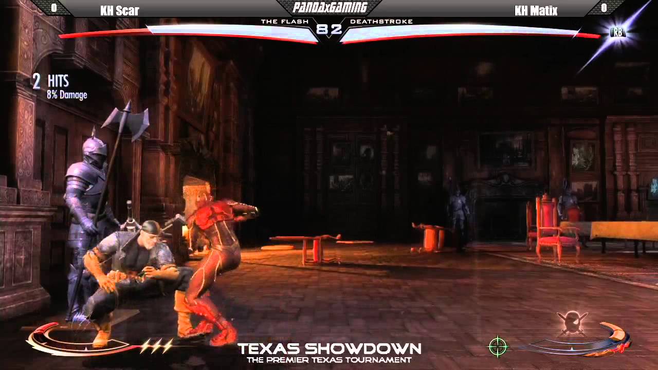 KH Scar vs KH Matix - Injustice: Gods Among Us (Texas Showdown) - YouTube