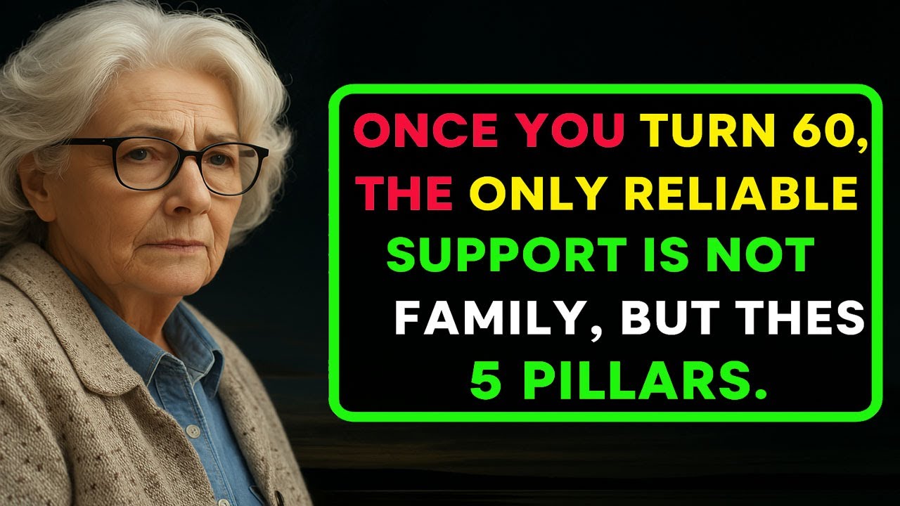Once You Turn 60, the Only Reliable Support Is Not Family, but These ...