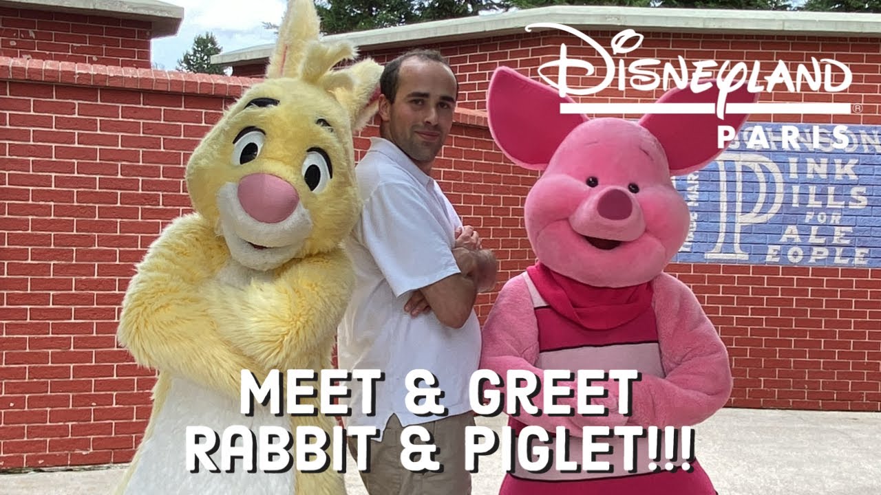 Disneyland Paris (July 2024): Meet & Greet Piglet & Rabbit (Winnie the ...