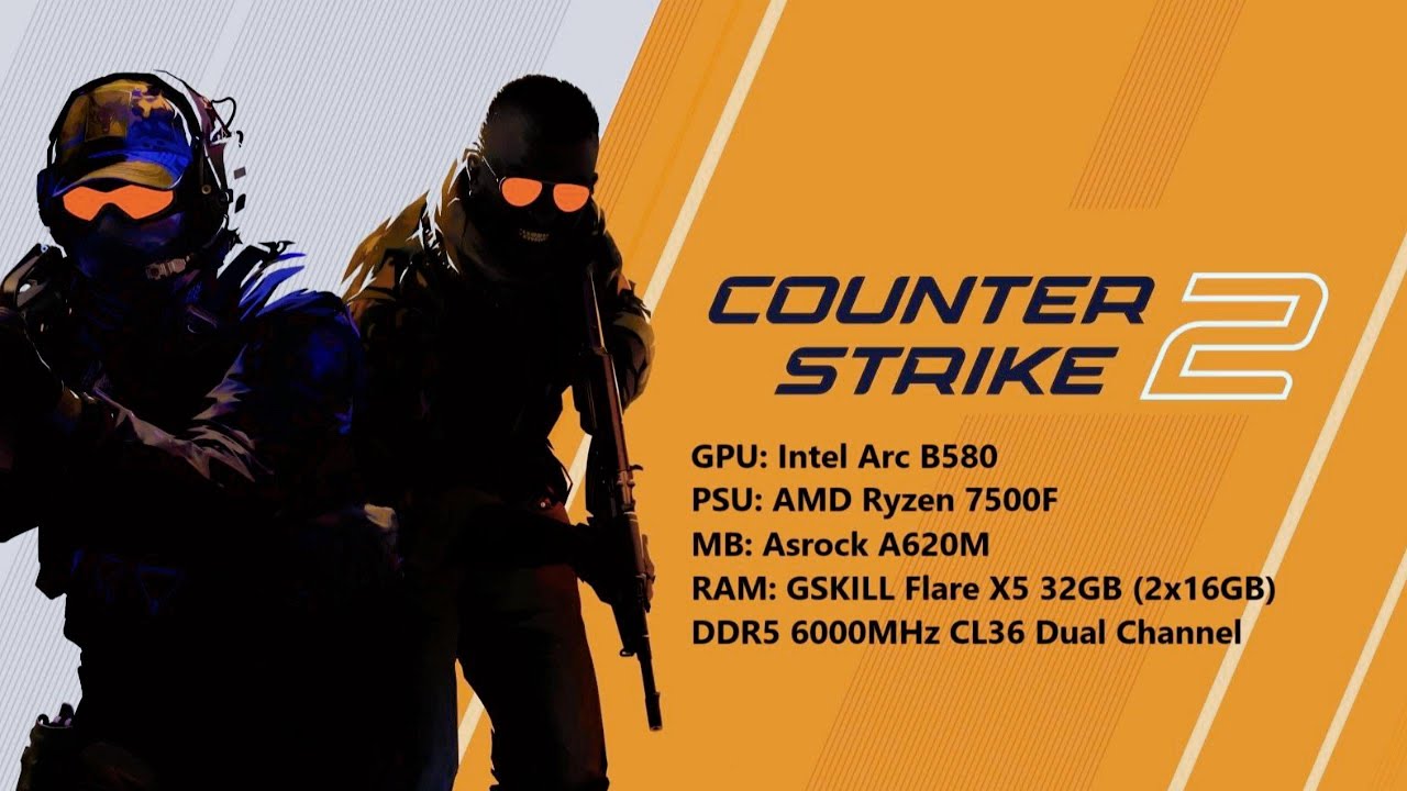 Intel Arc B580 Counter Strike 2 Performance | Ryzen 7500F + 32GB DDR5 ...