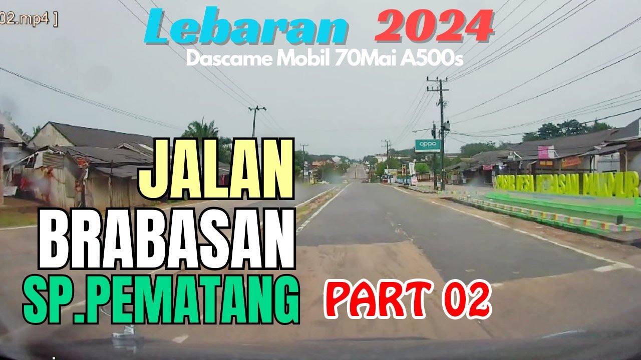 Jalan Provinsi di Desa Berasan Makmur ke Simpang Pematang Kecamatan ...