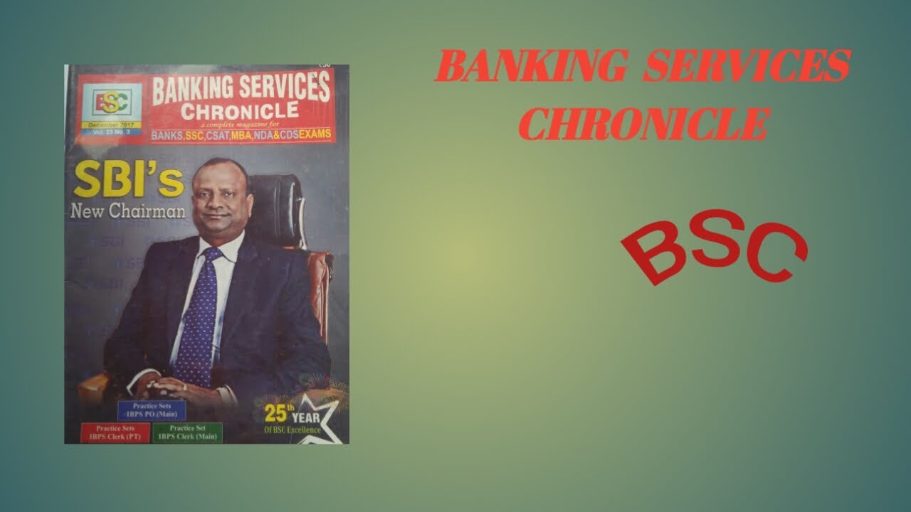 BANKING SERVICES CHRONICLE BOOK REVIEW - YouTube