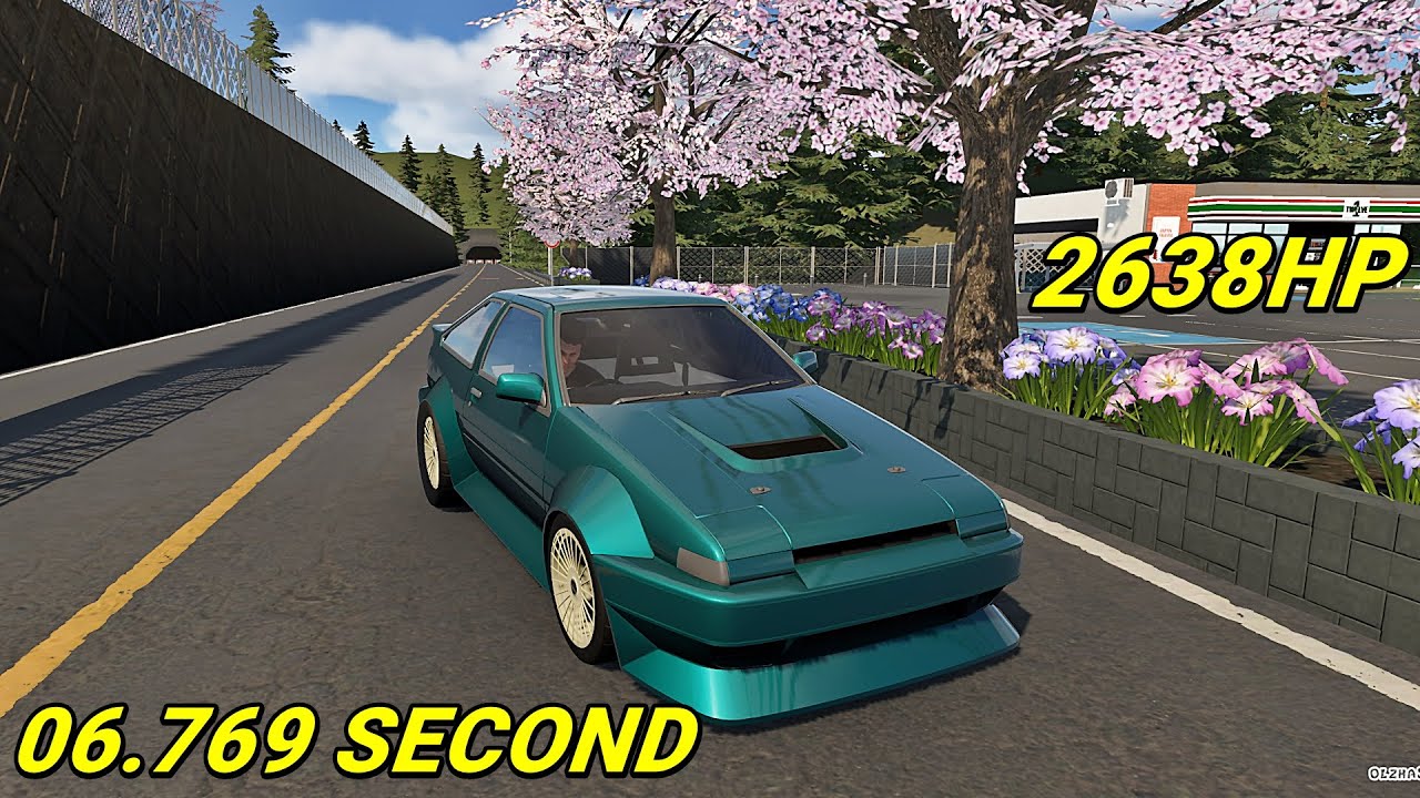 2638HP TOYOTA TRUENO SPRINTER AE86 DRAG TUNE CAR PARKING MULTIPLAYER 2 ...