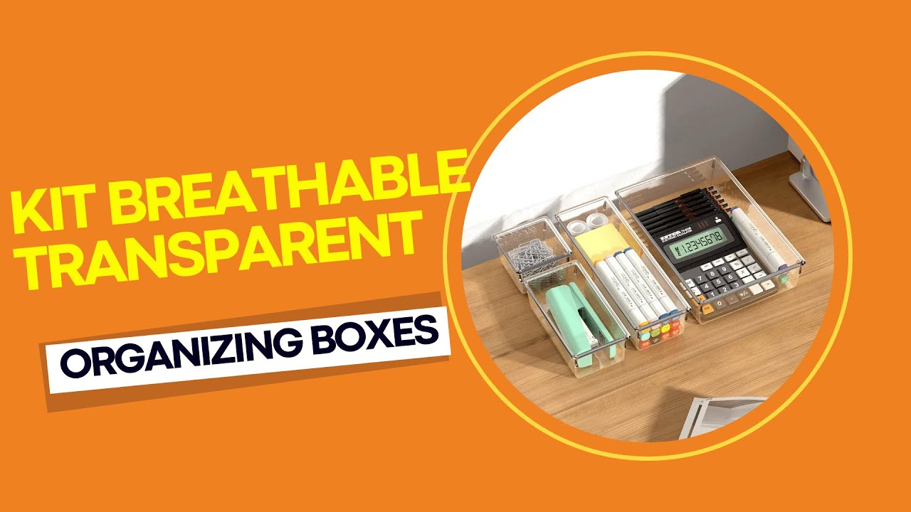 kit Breathable transparent organizing boxes - YouTube