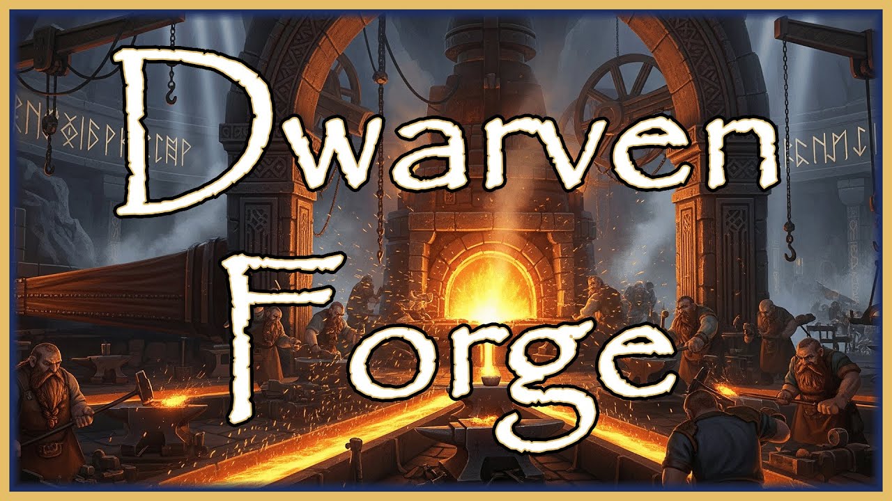 🎵 Dwarven Forge | Epic Fantasy Ambience | D&D | TTRPG | 1 Hour - YouTube