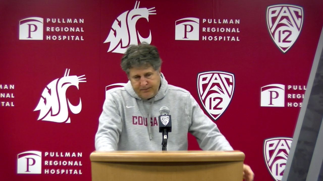 WSU Football: Mike Leach Press Conference 9/23/19 - YouTube