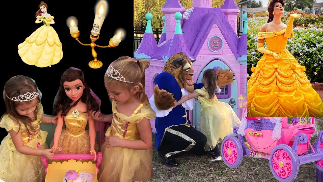 Disney Princess Party Belle Beauty and the Beast Castle Brooke and ...